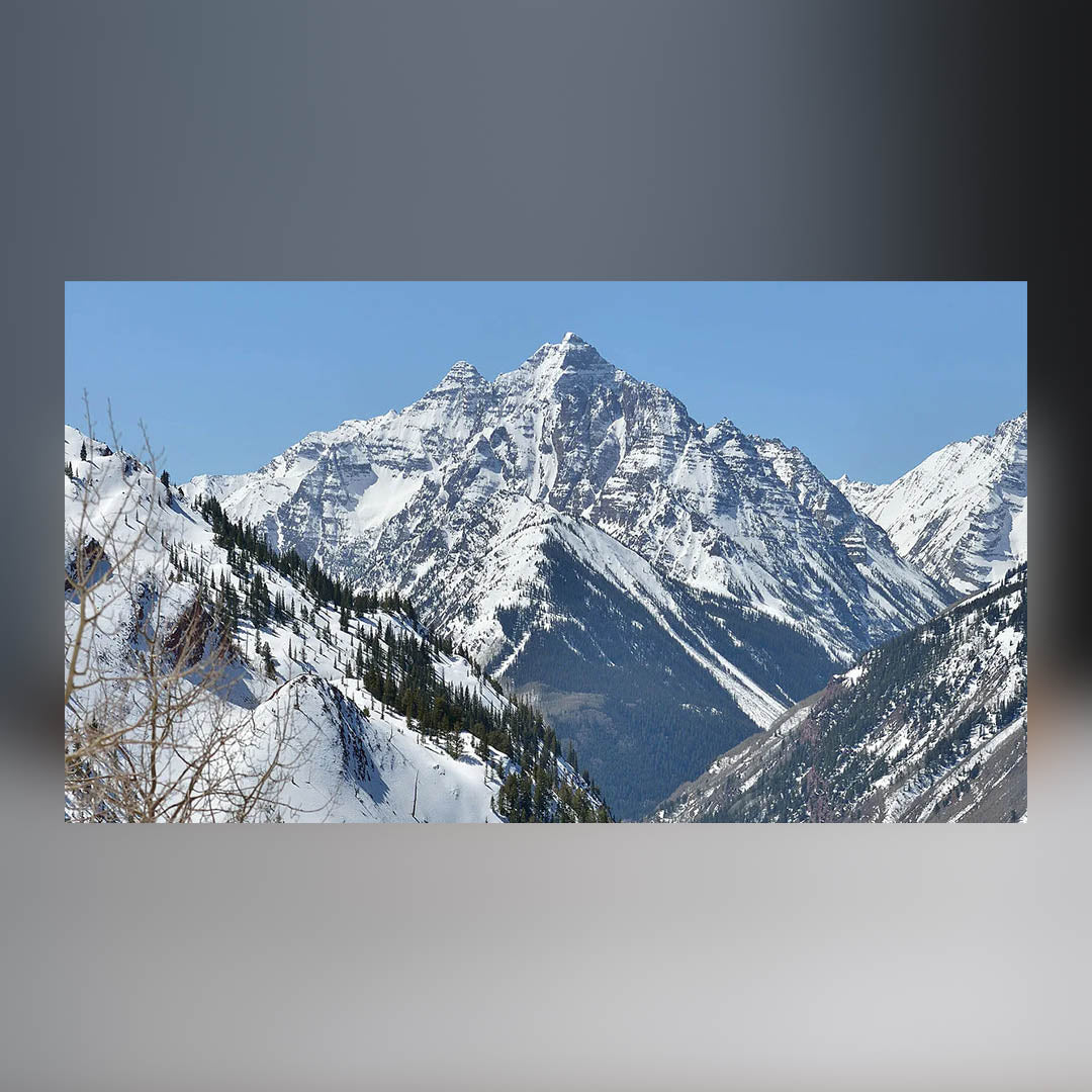 Pyramid Peak Sculpture (Elk Mountains, Aspen, Colorado) - Sculpted Peaks
